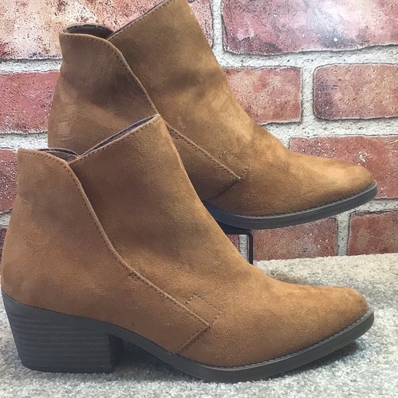 Steve Madden | Shoes | Steve Madden Boloo Cognac Rust Ankle Boots ...